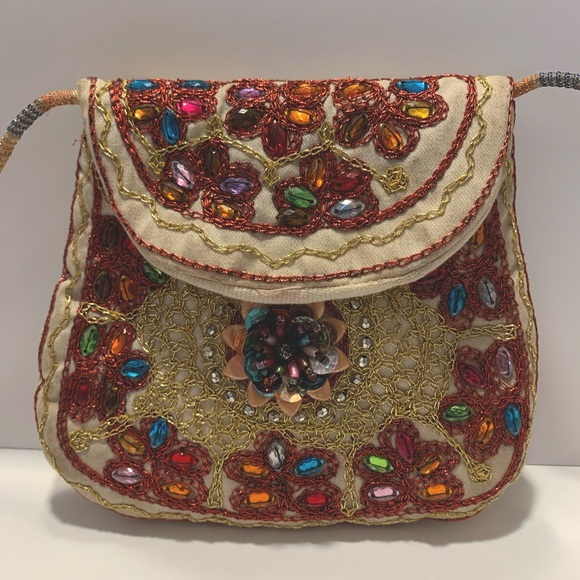 Bags | Vintage Jeweled Purse | Poshmark